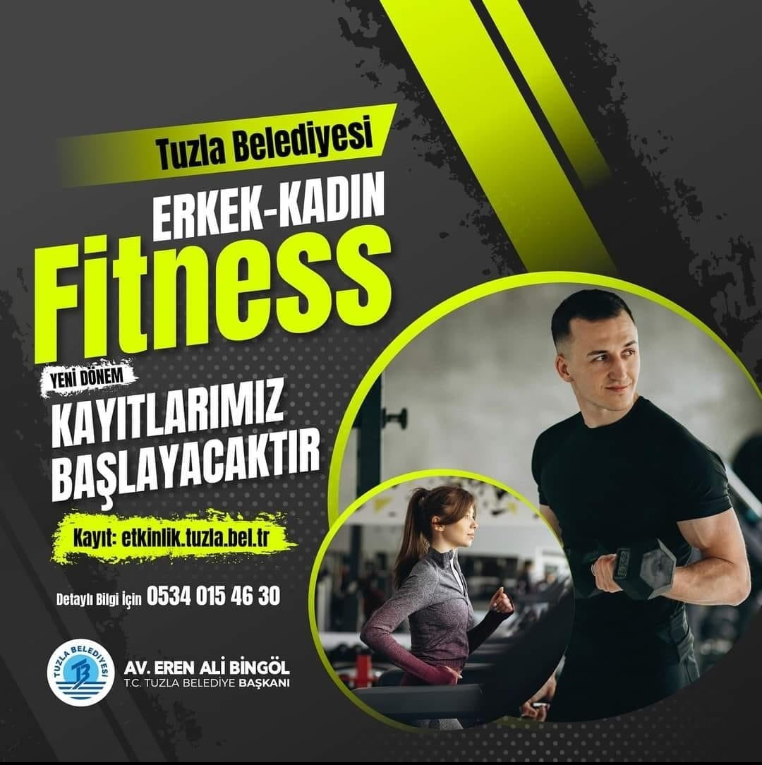 ERKEK FİTNESS KAYITLARI - Tuzla Belediyesi | Spor Okulları ve Etkinlik Platformu